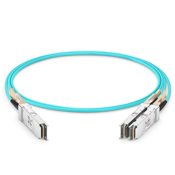 30m (98ft) NVIDIA InfiniBand MFA7U10-H030 Compatible OSFP 400G to QSFP – OpticsWave