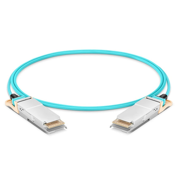 QDD-400-AOC1M Compatible 400G QSFP-DD Active Optical Cable – OpticsWave