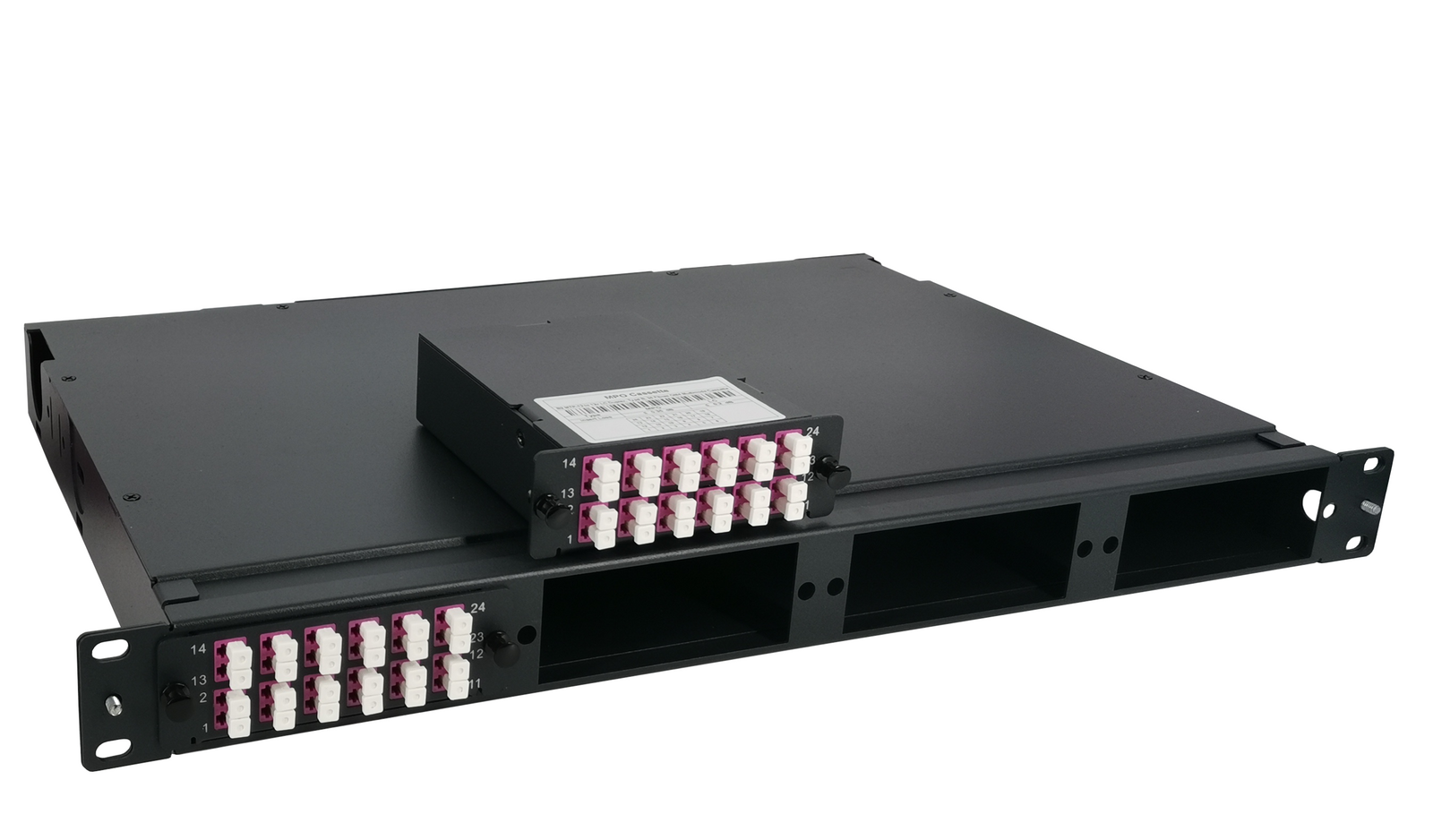FHD High Density 1U Rack Mount Enclosure Unloaded, Tool-less Removable