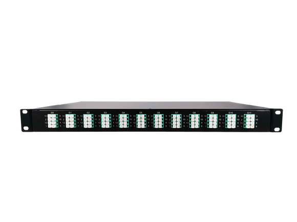 12x MTP-8, 96 Fibers LC OM4 Multimode, Universal Polarity, HD1U Breako ...